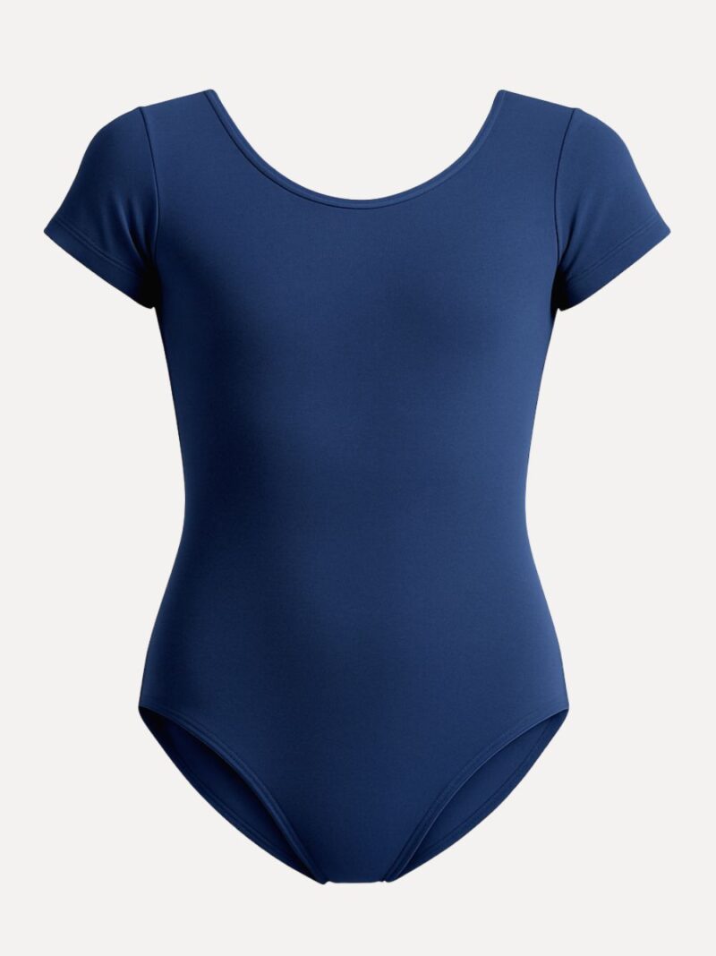 Justaucorps de ballet Radiance | Manches courtes | Bleu marine ...